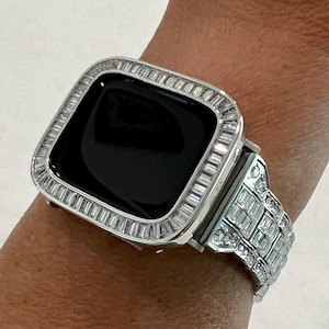 Iced Out Apple Watch Band - Etsy