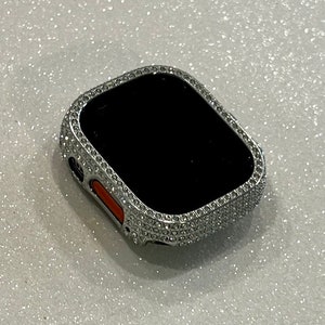 49mm Ultra Apple Watch Cover Silver Crystals Apple Watch Case ...
