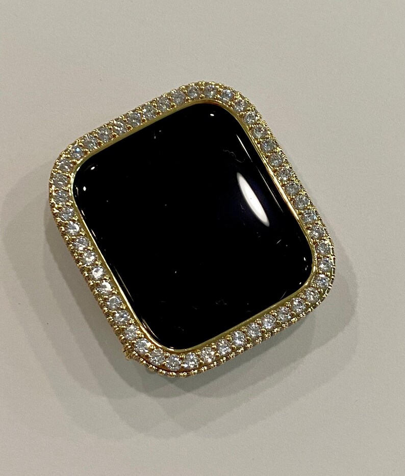 Gold Apple Watch Band Women Four Row Beaded 38mm-49mm Ultra, Iwatch ...