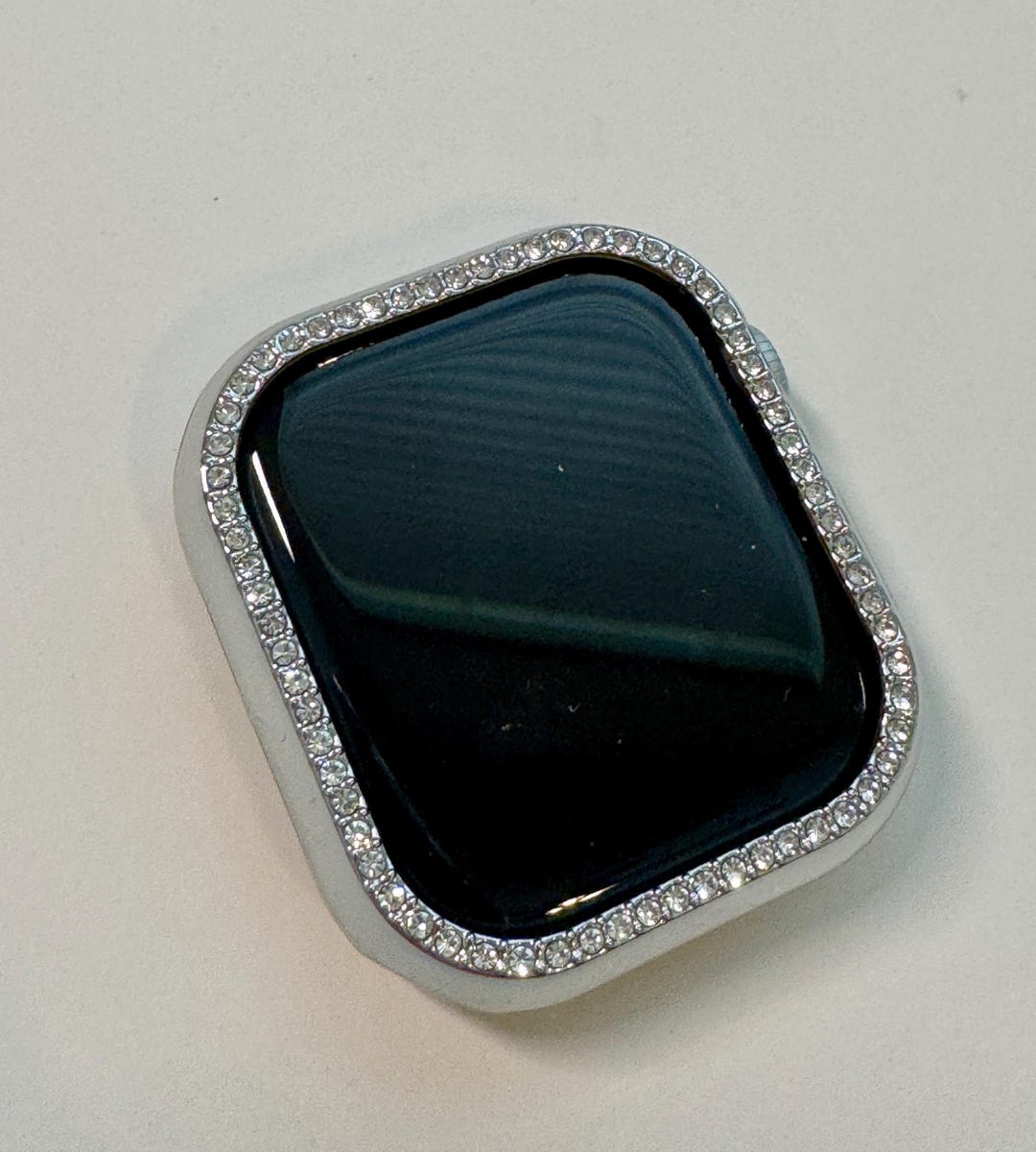 Series 10-11 Apple Watch Case 42mm 46mm Silver Swarovski Crystals Apple ...