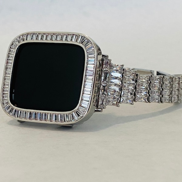 Iced Out Apple Watch Band - Etsy