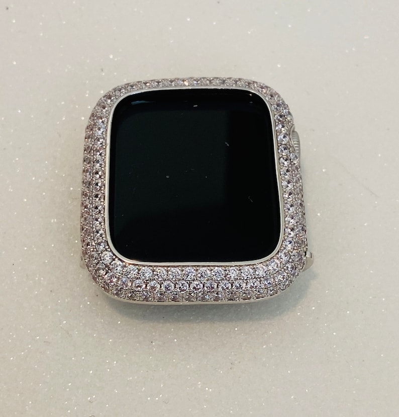 Silver Apple Watch Bezel Cover Women 38mm 40mm 41mm 42mm 44mm - Etsy