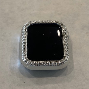 Apple Watch Case Swarovski Crystals Silver Iwatch Bumper Apple Watch ...