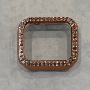 Series 2-9 Apple Watch Cover Rose Gold Rhinestone Crystal Apple Watch ...