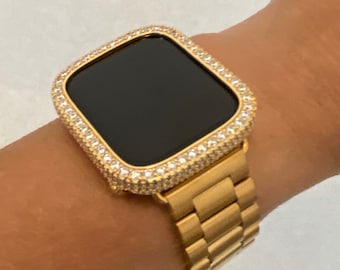 Iced Out Apple Watch Band - Etsy