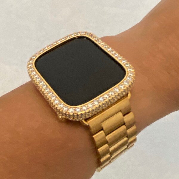 Iced Out Apple Watch Band - Etsy