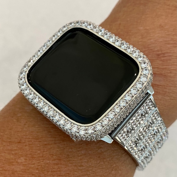Iced Out Apple Watch Band - Etsy