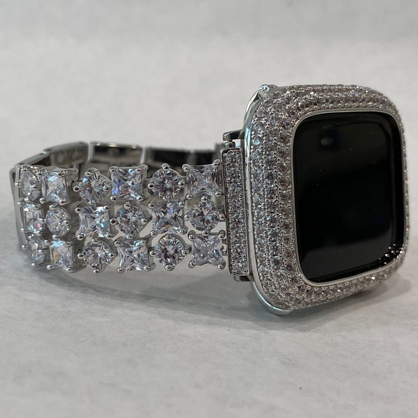 Iced Out Apple Watch Band - Etsy
