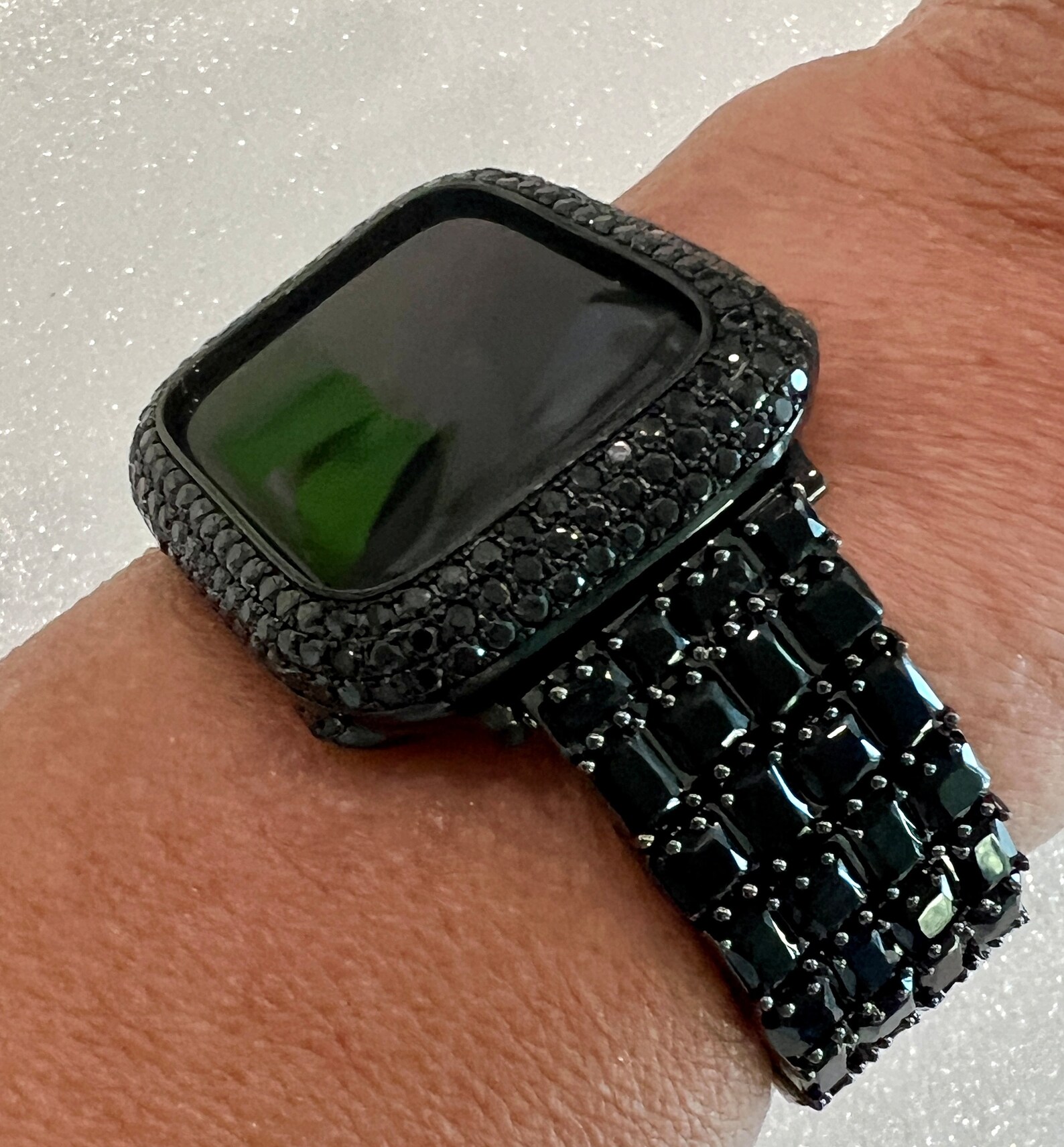 Luxury Apple Watch Band Woman Baguette & Princess Cut - Etsy