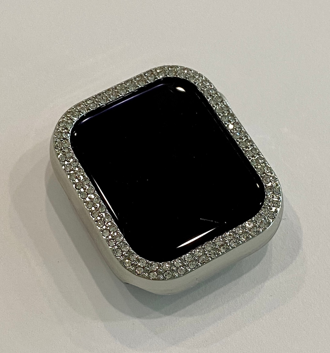 Apple Watch Case Swarovski Crystals Silver Iwatch Bumper Apple Watch ...