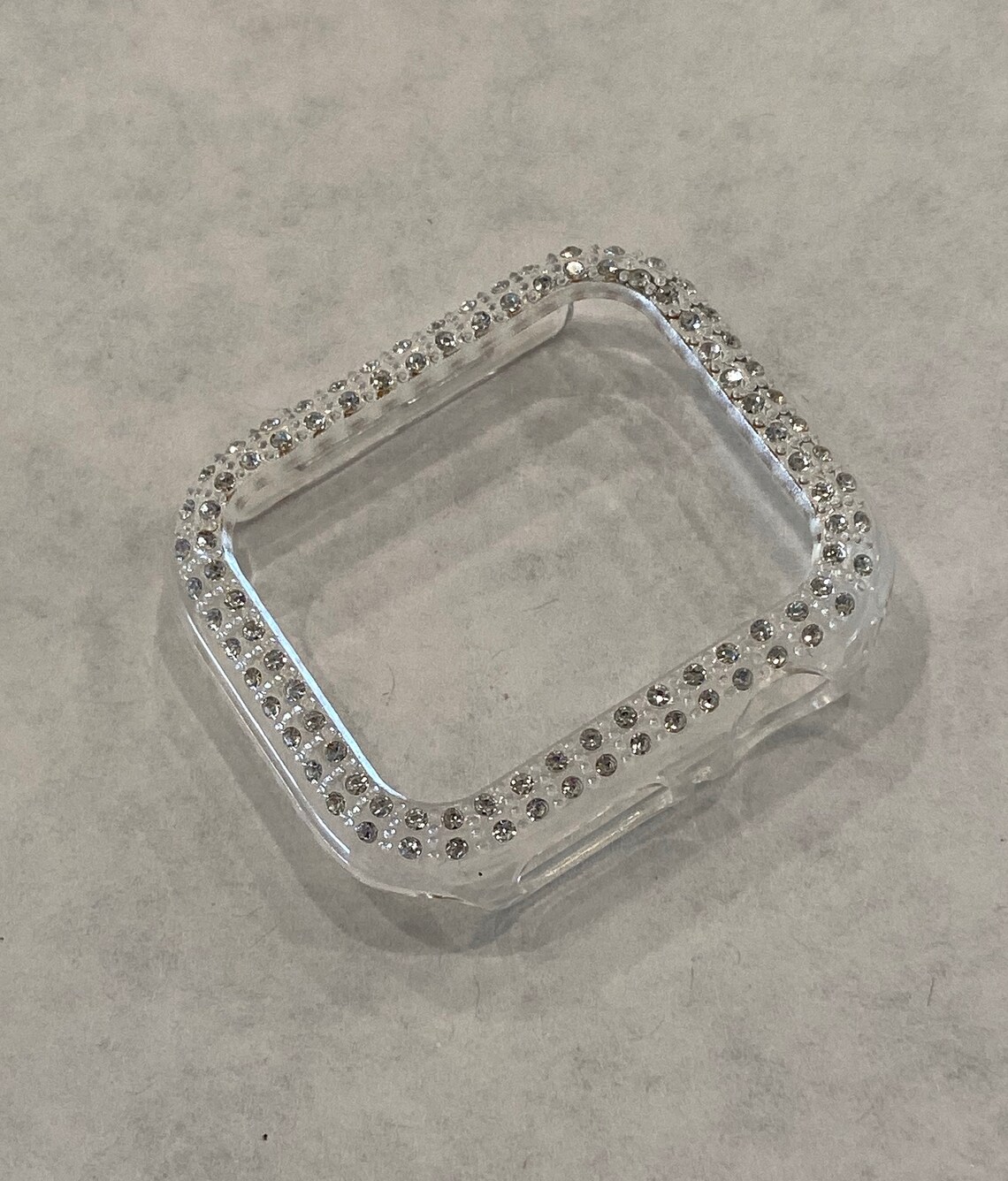 Apple Watch Cover Bezel Clear Case Rhinestone Crystal Series 6 | Etsy