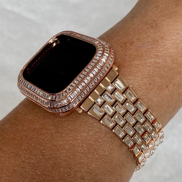 Iced Out Apple Watch Band - Etsy