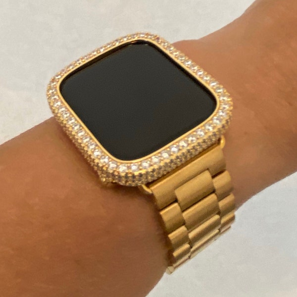 Iced Out Apple Watch Band - Etsy