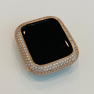 Rose Gold Apple Watch Band Stainless Steel Womens iPhone Watch Bracelet ...