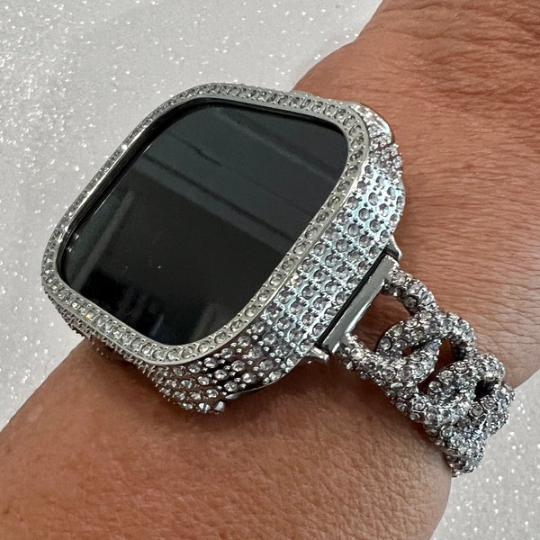 Silver Apple Watch Chain - Etsy
