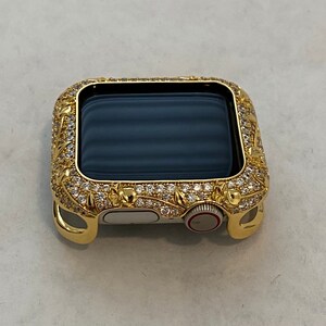 Apple Watch Case Yellow Gold Womens Swarovski Crystals Iwatch Cover ...
