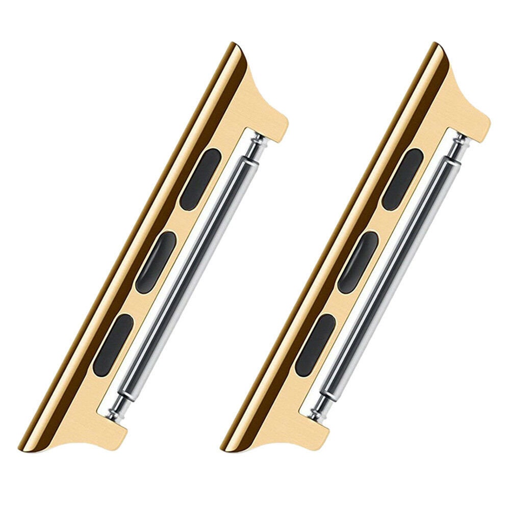 Stainless Steel Strap band Connector adapter Buckle For Apple Watch ...