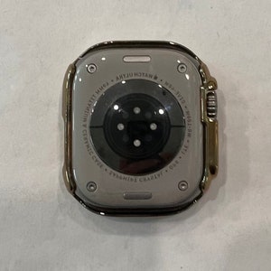 49mm Ultra Yellow Gold Apple Watch Case With Tempered Glass Screen ...