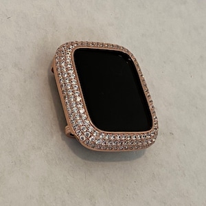 Rose Gold Apple Watch Band Womens Swarovski Crystal iPhone Watch ...