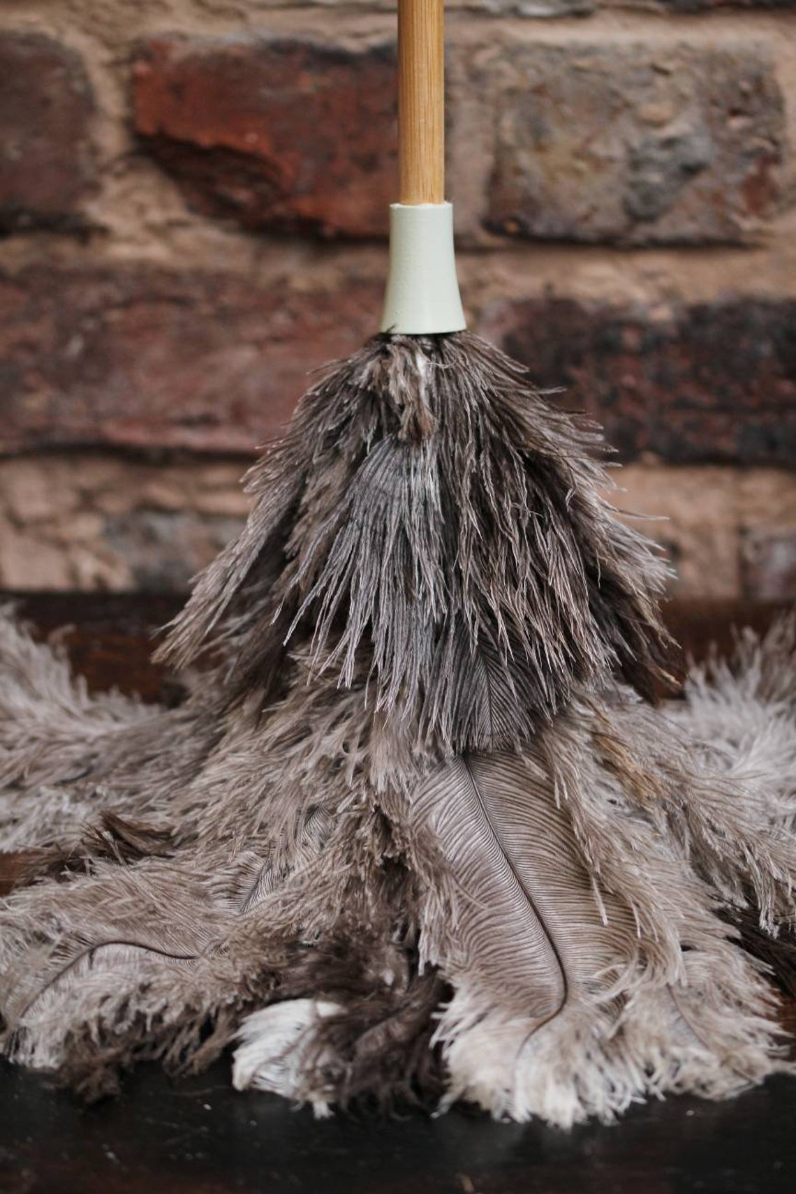 BAMBOO FEATHER DUSTER : Plastic free eco friendly long feather | Etsy