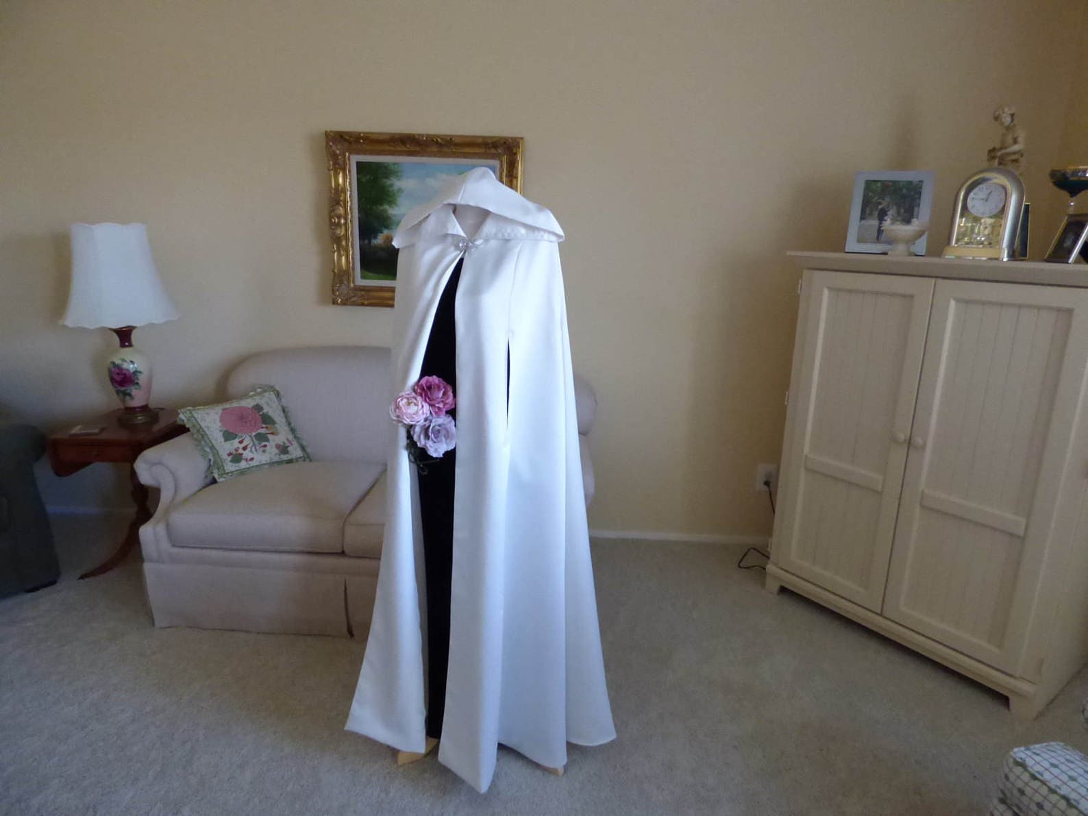 Matte Satin Hooded Bridal Wedding Cape - Etsy