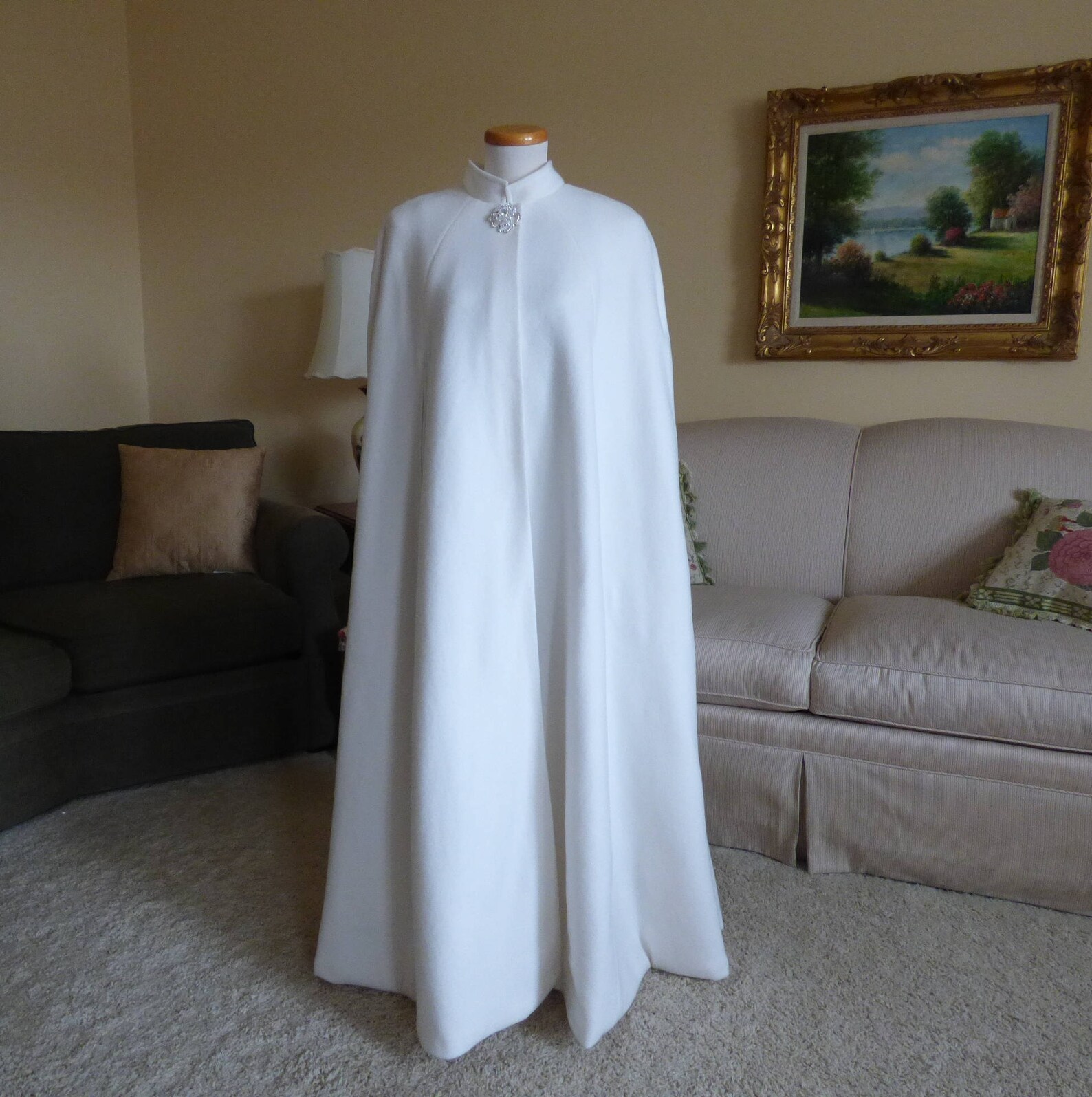 Formal Bridal Wedding Cape Long Fleece Cloak - Etsy
