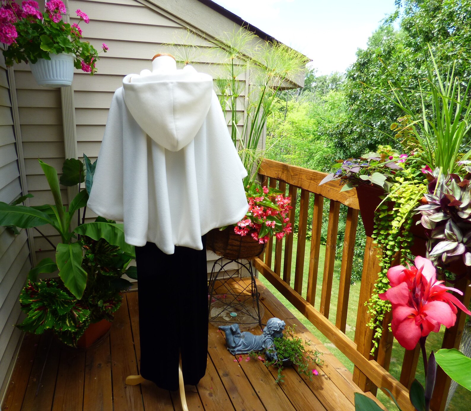 Short Hooded Bridal Cape High-low Wedding - Etsy