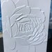 3D Embossed White Rose Cards (set of 6) Embossed Note Cards All ...