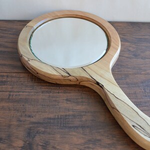 Wooden Hand Mirror, Spalted Maple - Etsy