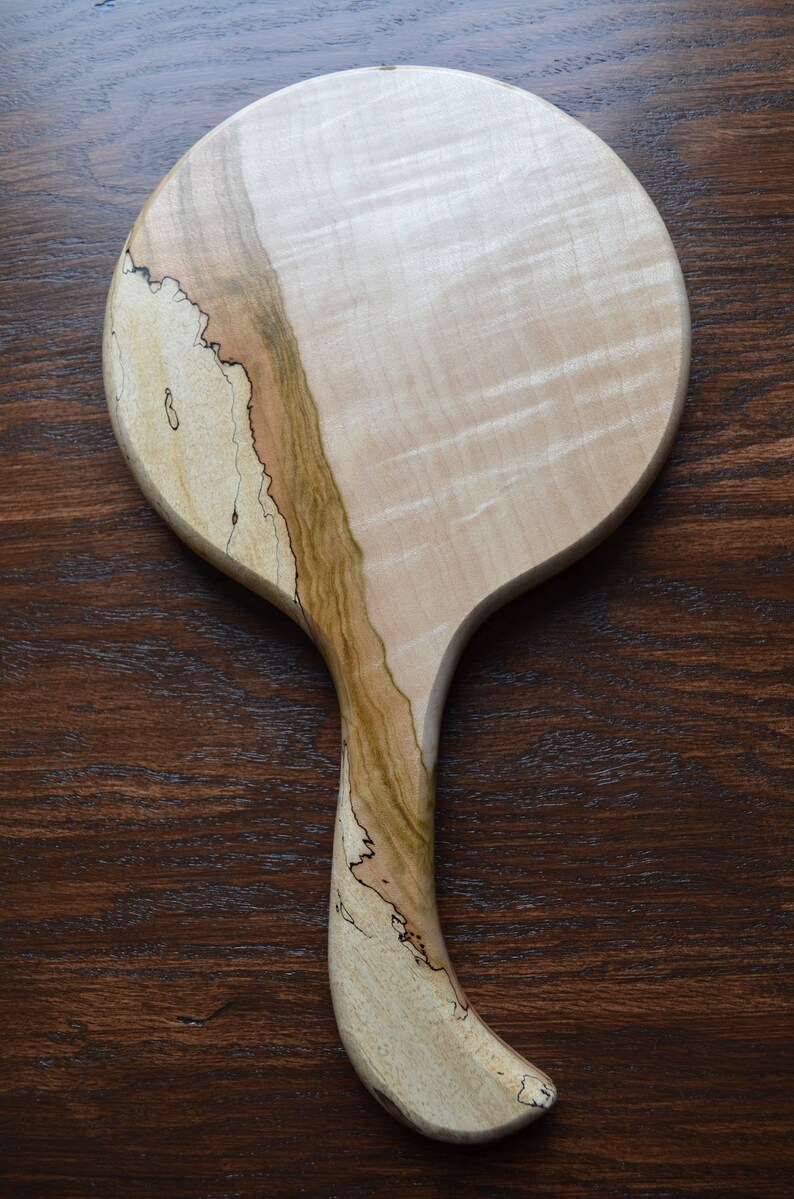 Wooden Hand Mirror, Spalted Maple - Etsy