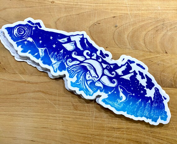 Vancouver Island Decal / Bumper Sticker | Etsy