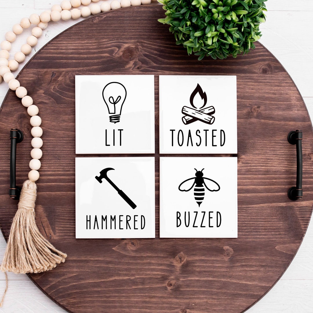 Funny Drinking Coasters - Coaster Puns - Drinking Puns - Fathers Day ...