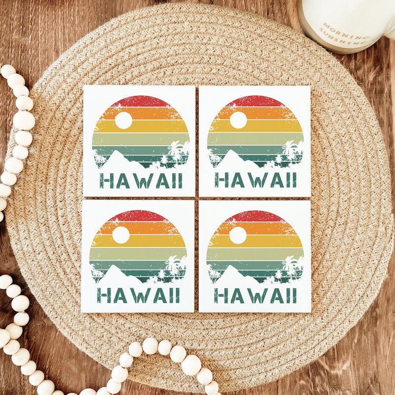 Hawaii Coasters - Etsy