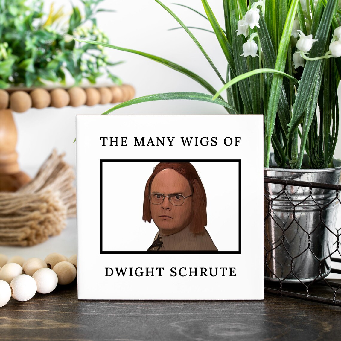 Dwight Schrute Wigs - Set of 4 - the Office - Dunder Mifflin - Dwight ...