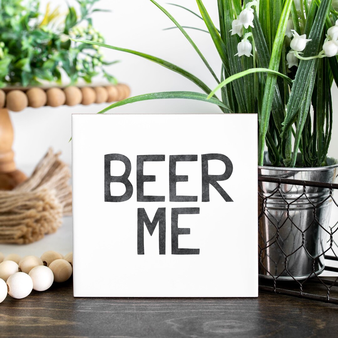 Beer Me Coasters, Alcohol Coasters, Beer Gifts for Him, Funny Fathers ...