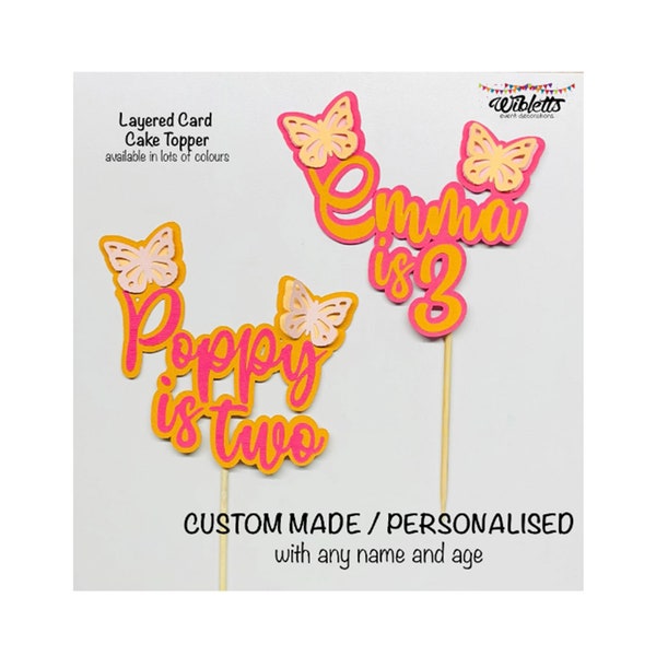 Emma Cake Topper - Etsy Australia