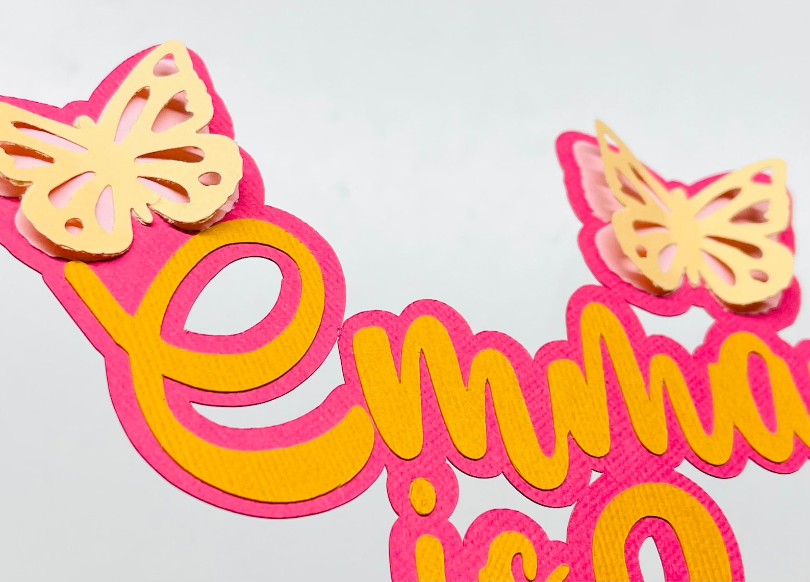 Emma Memma Butterfly Inspired Theme Birthday Party Cake Topper - Etsy ...