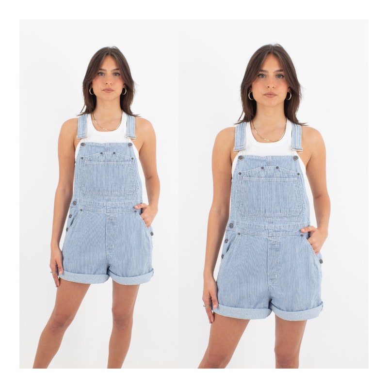 Striped Overalls - Etsy