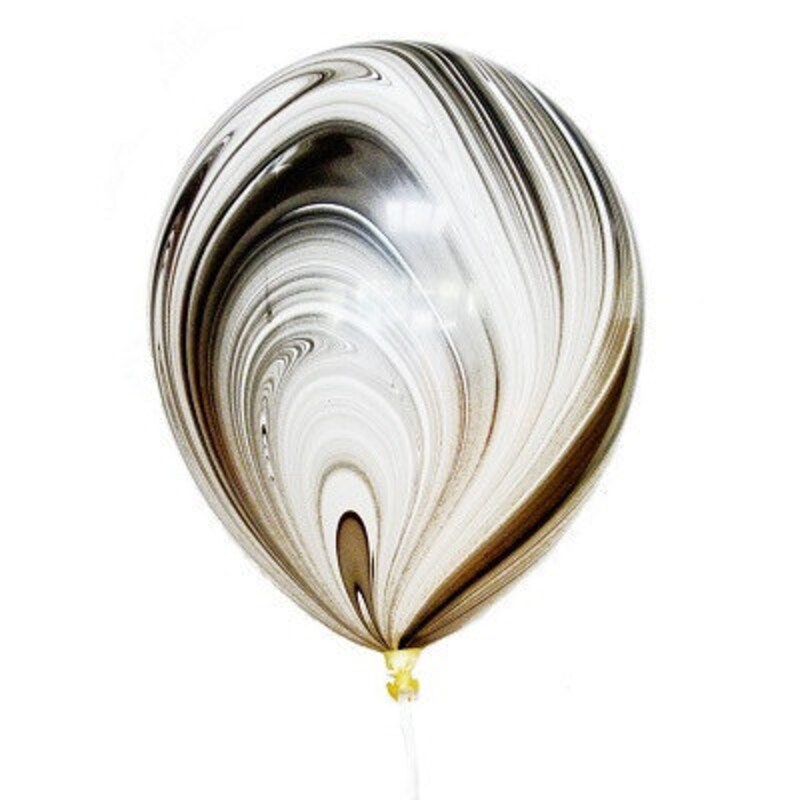 Marble Balloons - Etsy