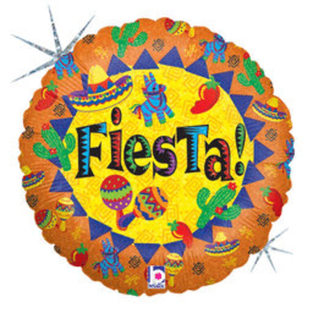 18" Fiesta Balloon. Fiesta Balloons. Pepper Balloons. Pepper Lover ...