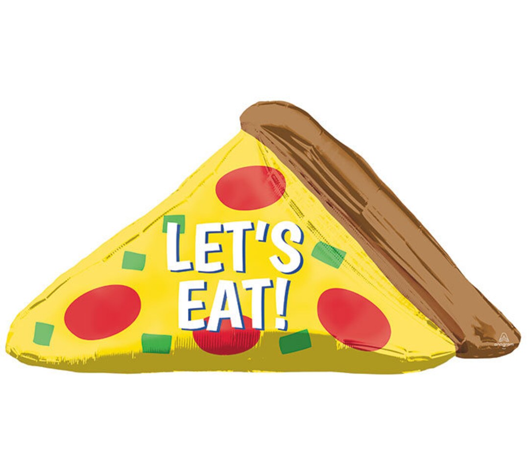 Huge 42" Pizza Slice Balloon. Pizza Lover. Pizza Party. Pizza Balloon ...