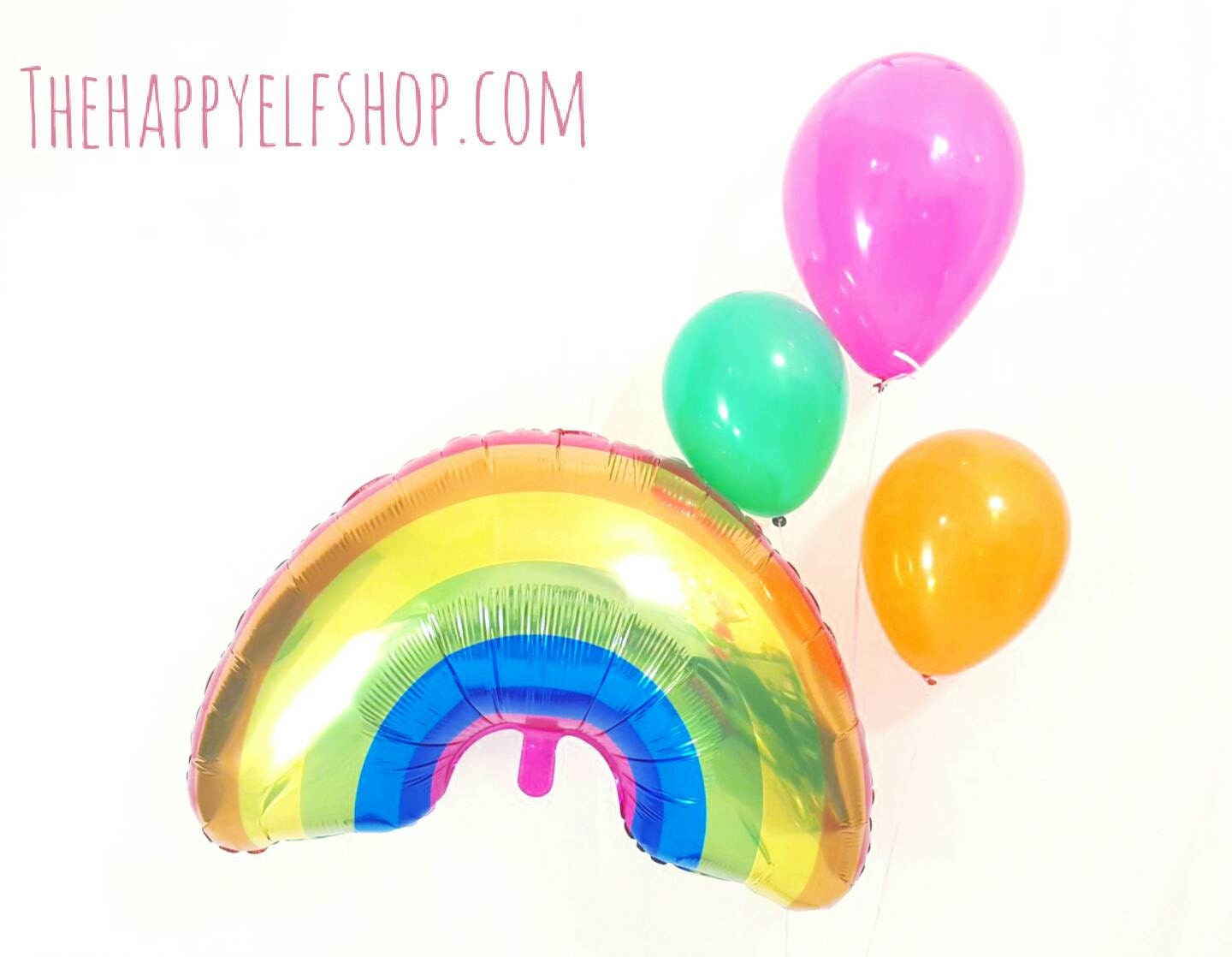 Huge 36 Rainbow Balloon. Rainbow Party Supplies. - Etsy
