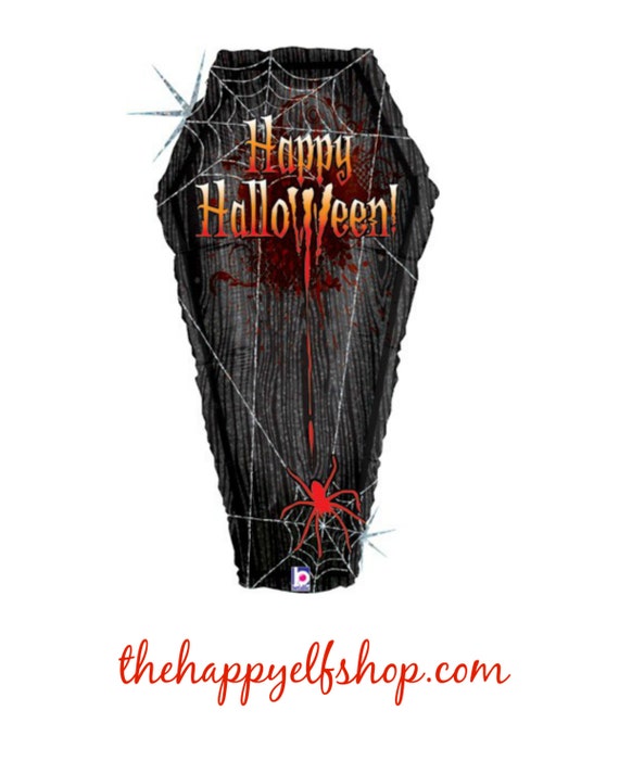 35 Huge Vampire Coffin Balloon. Halloween Balloons. - Etsy