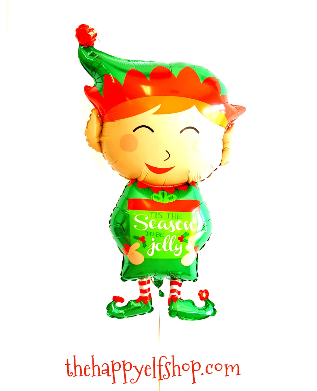 43" ELF Balloon. Jumbo ELF Balloon. Holiday Balloons. Christmas ...