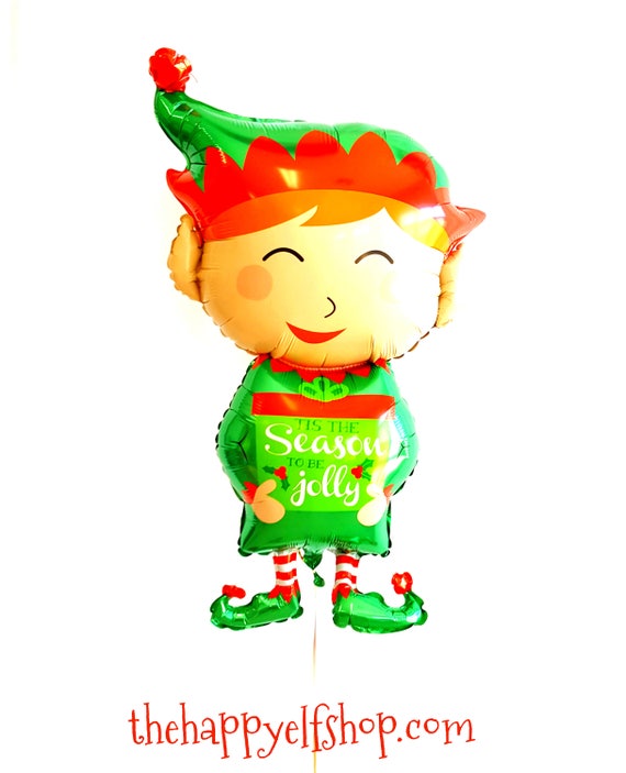 43 ELF Balloon. Jumbo ELF Balloon. Holiday Balloons. - Etsy
