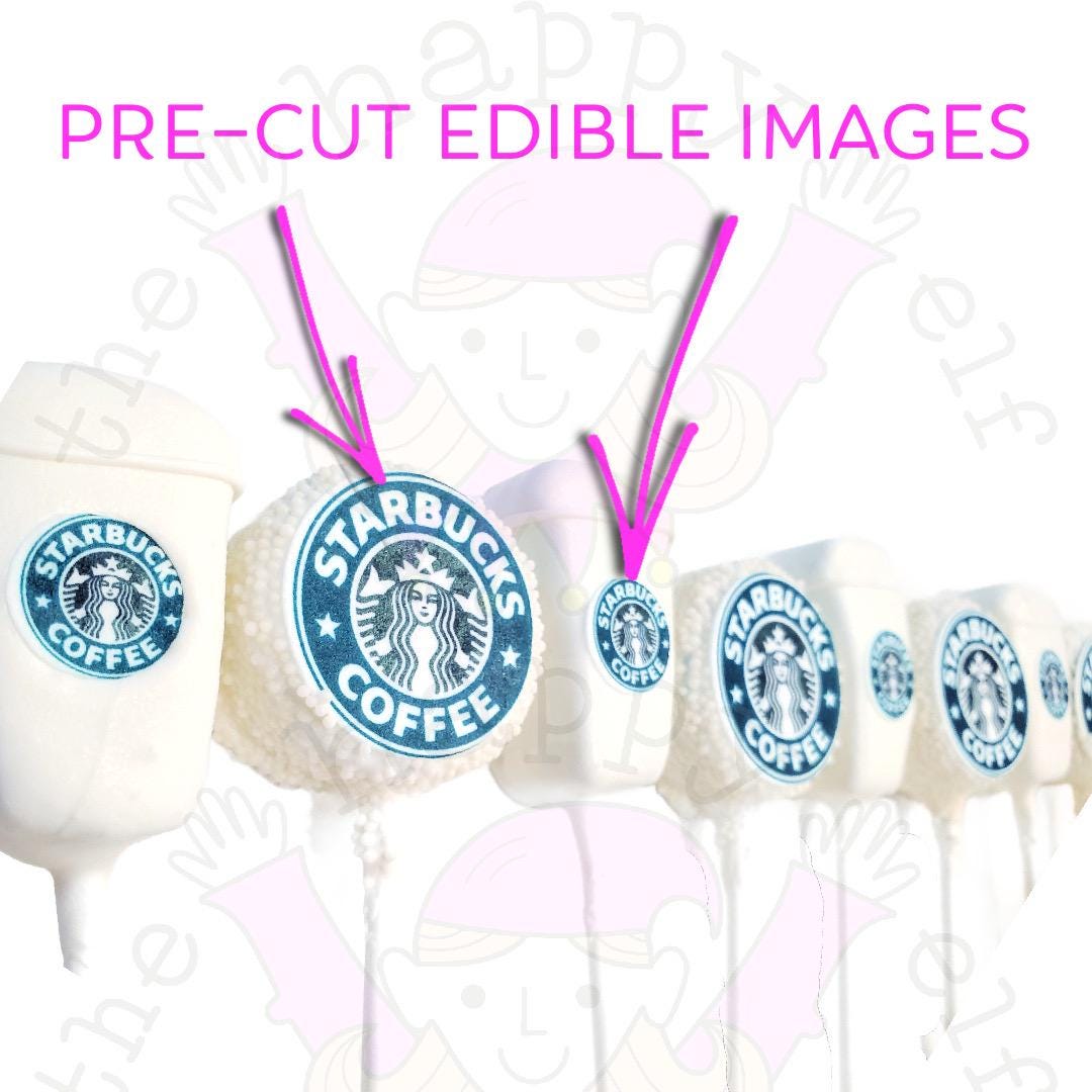 Pre-cut Coffee Cup Icing Circles - Edible Cupcake Toppers - Etsy