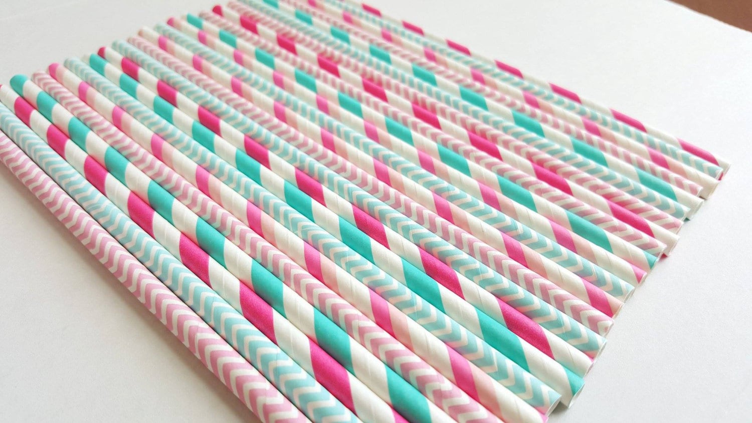 Cotton Candy Paper Straws. Cotton Candy Party. 50's Party. | Etsy