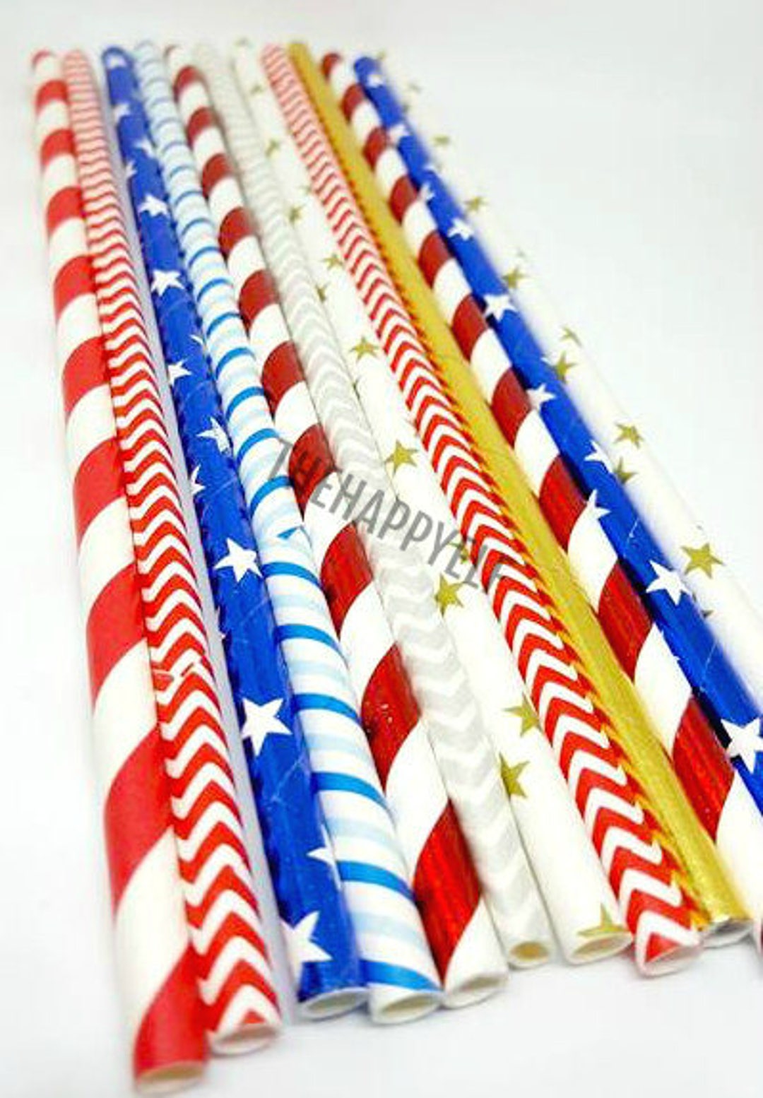 Patriotic Straw Variety. Patriotic Straws. Red White Blue Straws ...