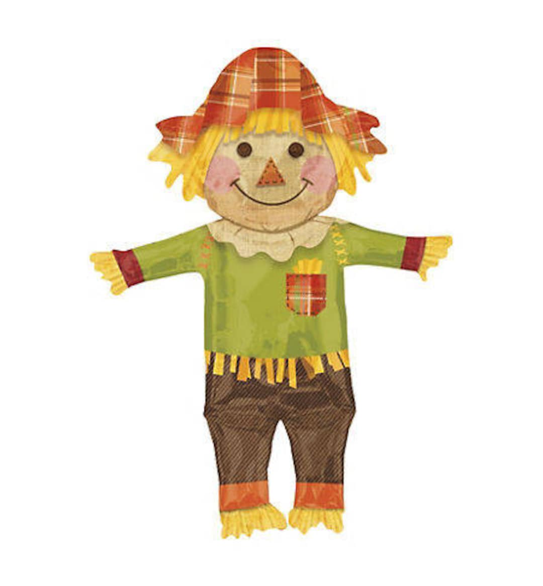 Scarecrow Balloon. 38 Inch Scarecrow Balloon. Autumn Balloons. Fall ...