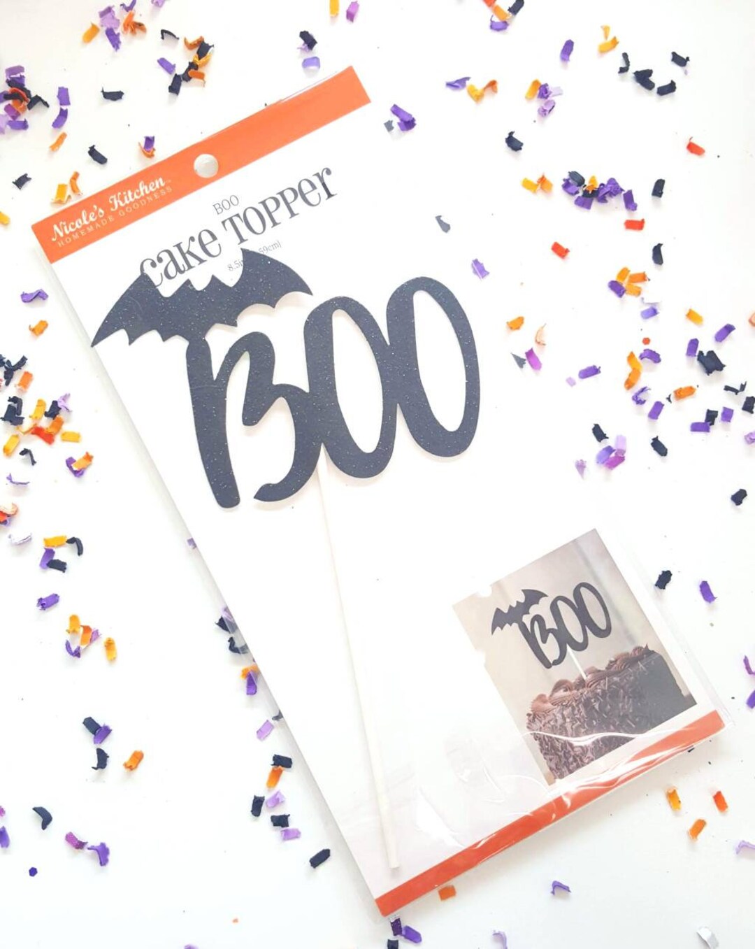 Boo Cake Topper. Halloween Cupcake Topper. Halloween Party Decor ...